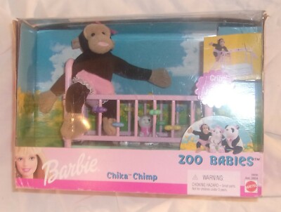 MATTEL BARBIE ZOO BABIES CHIKA CHIMP NEW IN PACKAGE WITH SOME WEAR | eBay