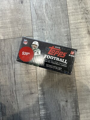 2008 Topps Football Complete Factory Sealed Set 440 Card Set + 5 Rookie ...