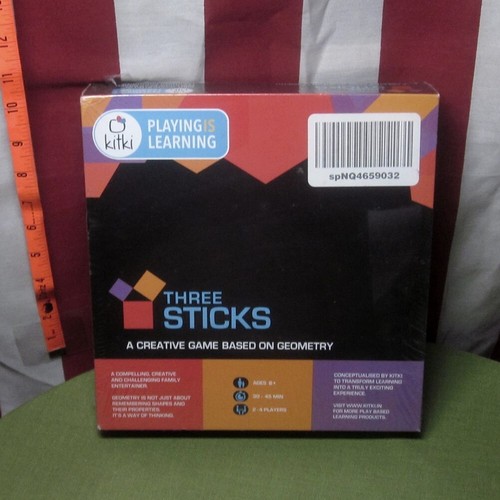 THREE STICKS board game Geometry educational 2016 mathematics Creative ...