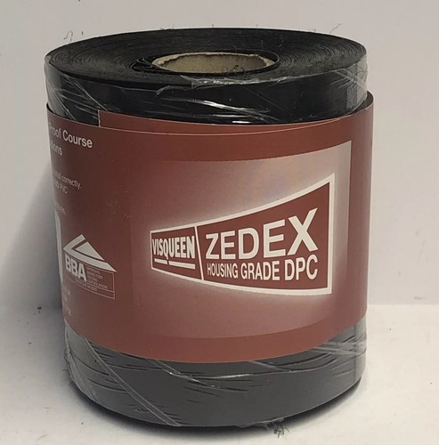 Visqueen DPC Zedex CPT High Performance Damp Proof Course 20m x 150mm Black | eBay UK