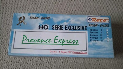 Roco 44156 HO SNCF Provence Express Cattle Car Set Regain Galore French ...