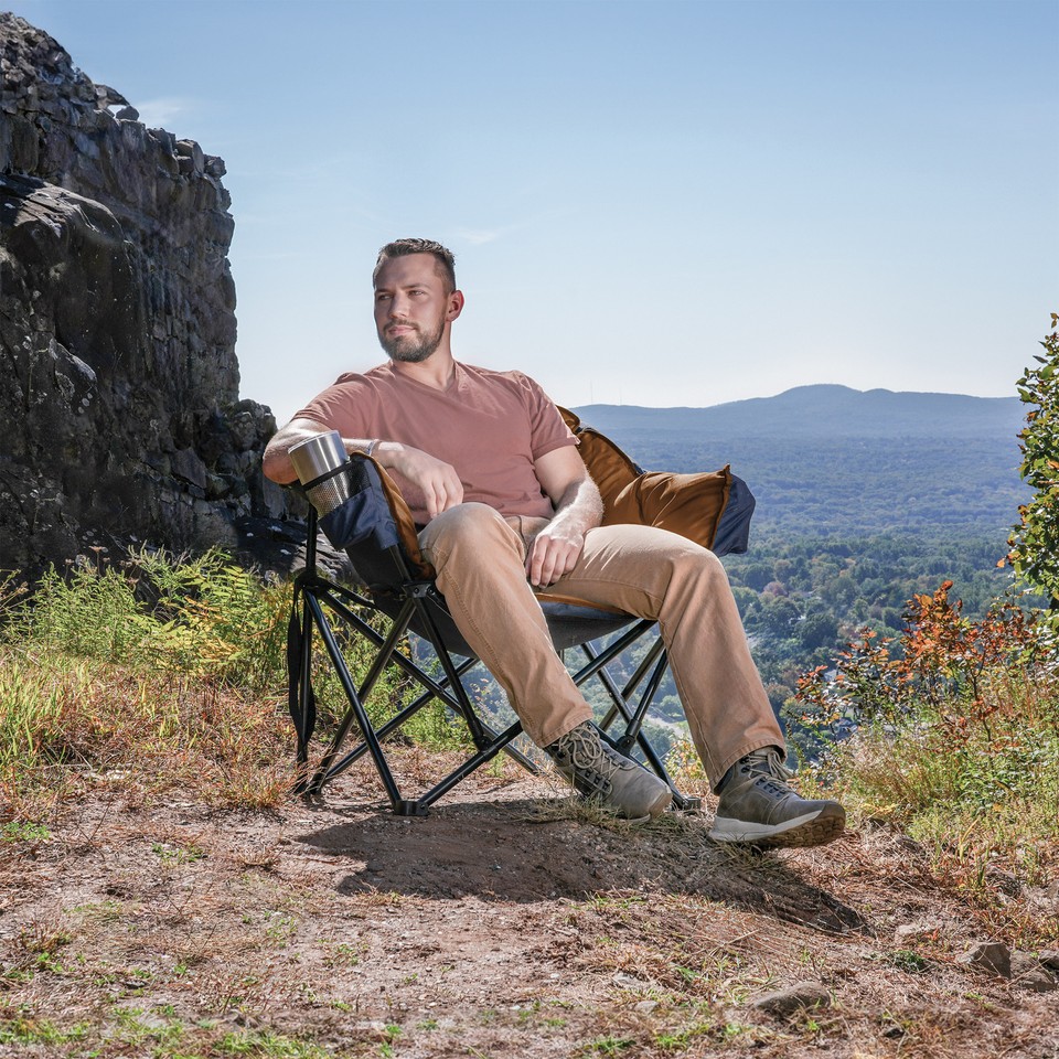 Tommy Bahama Destination Relaxation XL Jumbo Padded Club Chair Folding ...