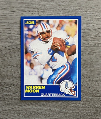 1989 NFL Score Football | Warren Moon | #15 | Houston Oilers | eBay