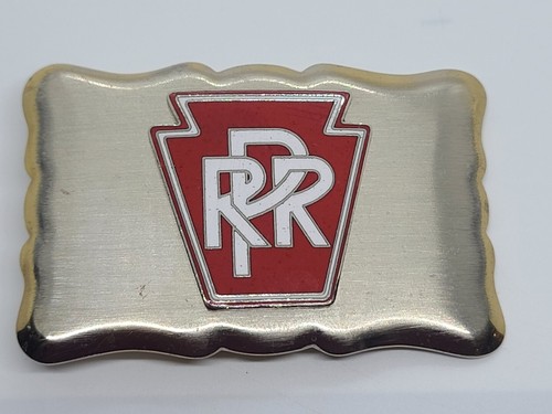 Vintage PENNSYLVANIA RAILROAD RR Men's Metal Belt Buckle with PRR ...