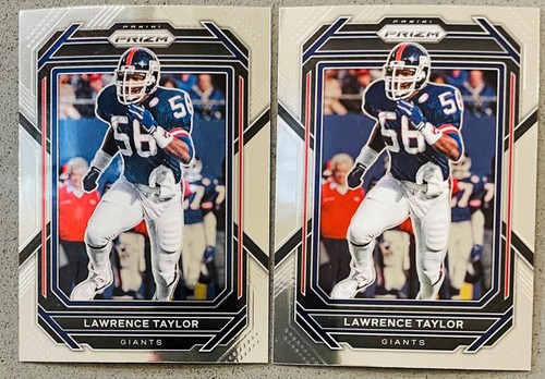 2x Lot 2022 Panini Prizm Football #224 Lawrence Taylor Base Trading ...