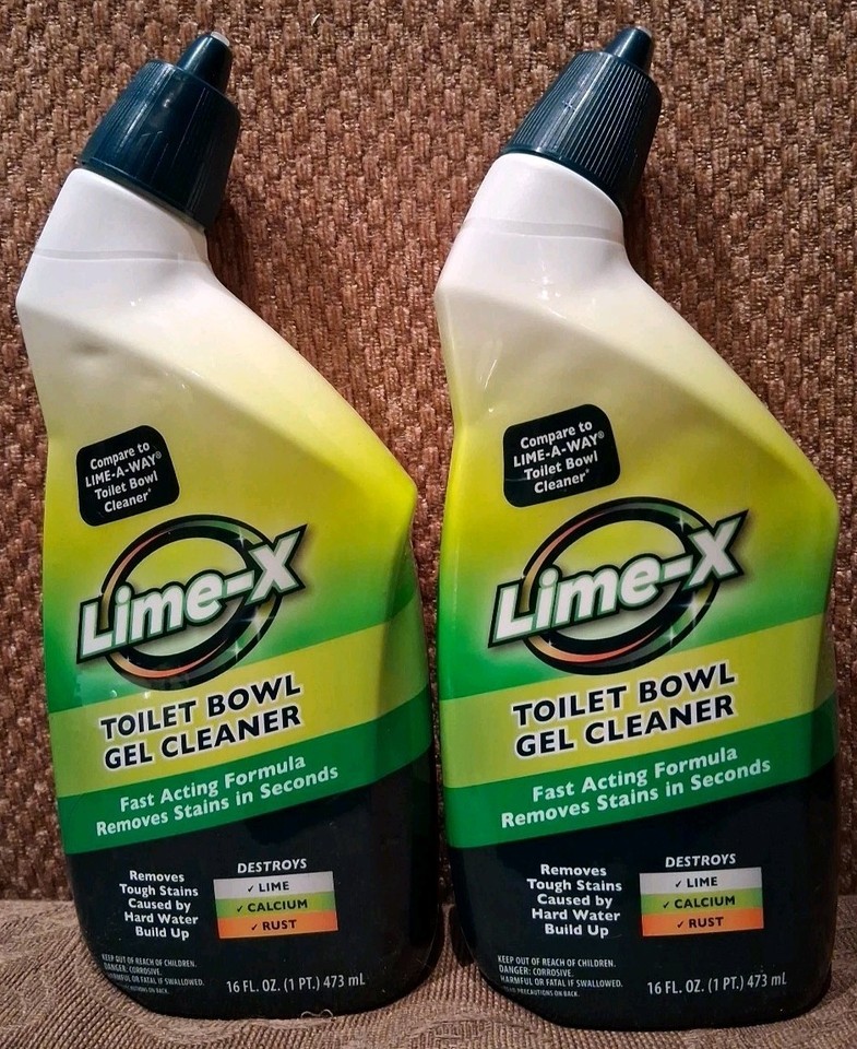 6 PACKS Lime A-Way Thick Gel Formula Toilet Bowl Cleaner / 16 fl oz ...