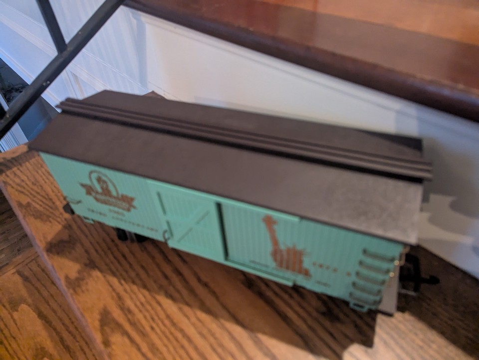 Kalamazoo 1985 Third Anniversary boxcar G scale box car 1872-5Green ...