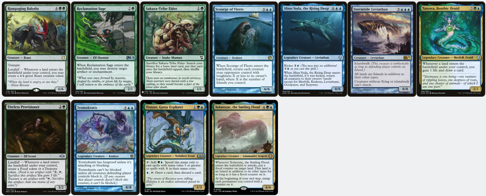 Koma, Cosmos Serpent RAMP and GIANT CREATURES Magic MTG Custom ...