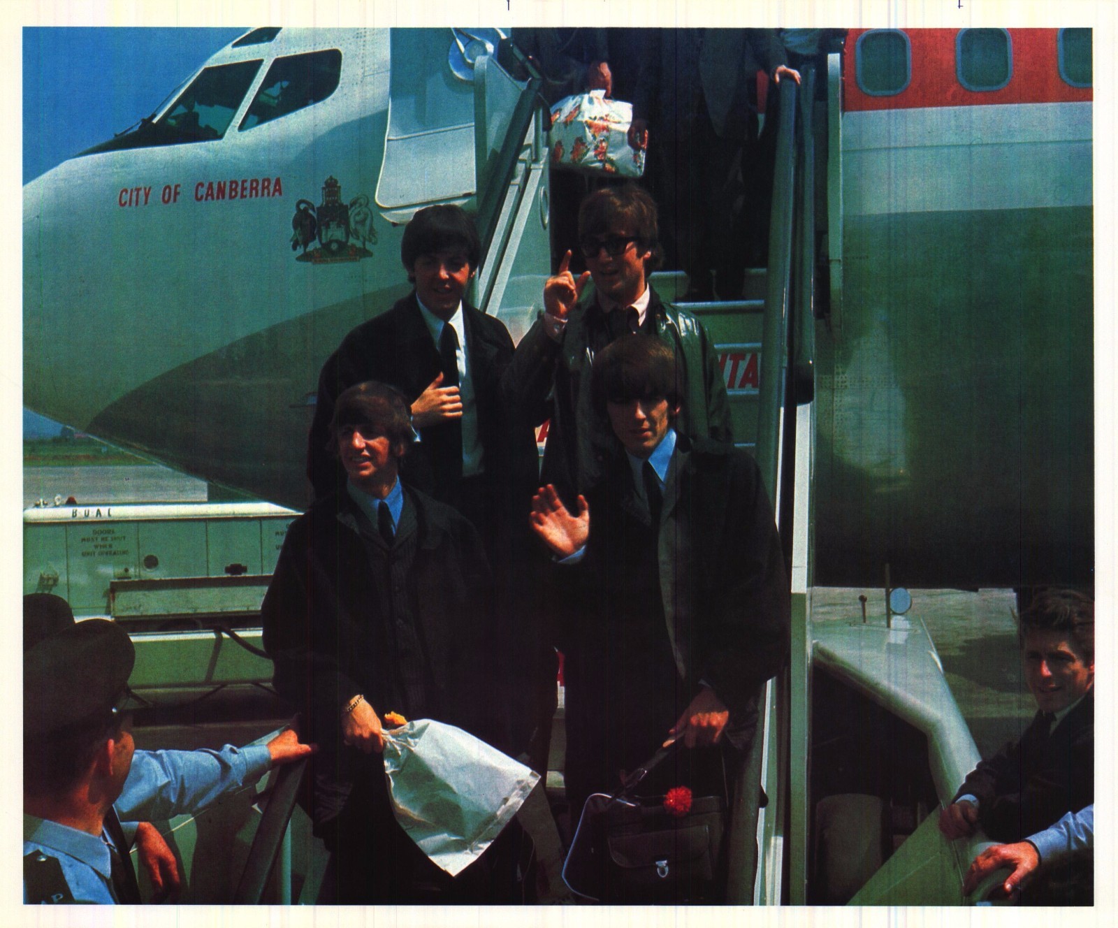VINTAGE POSTER ~The Beatles Canberra Australia Tour 1964 Overseas ...
