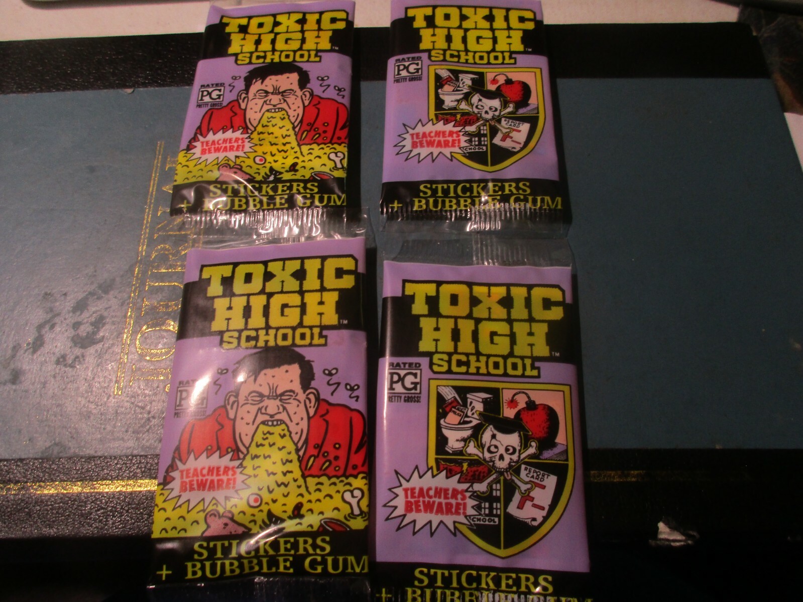4 x 1991 Toxic High School Packs | eBay