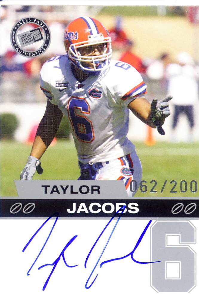 American Football Player Taylor Jacobs