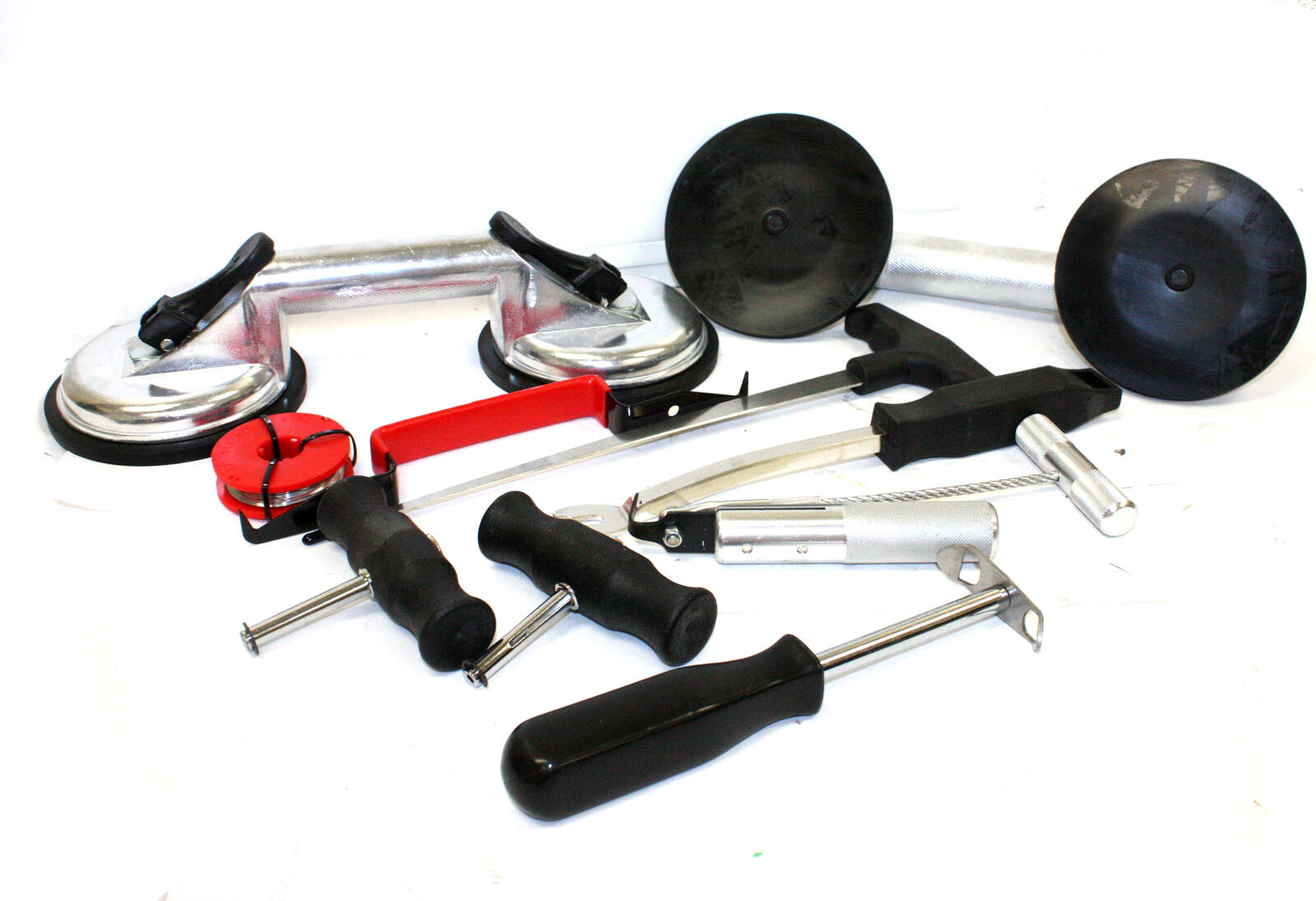 10pc Windshield Removal Install Tool Kit Wind Glass Remover w/Hand ...