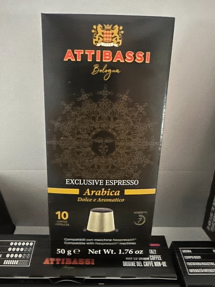 ATTIBASSI ALUMINUM CLASSICO & ARABICA NESPRESSO ORIGINAL 80 CAPSULES ...