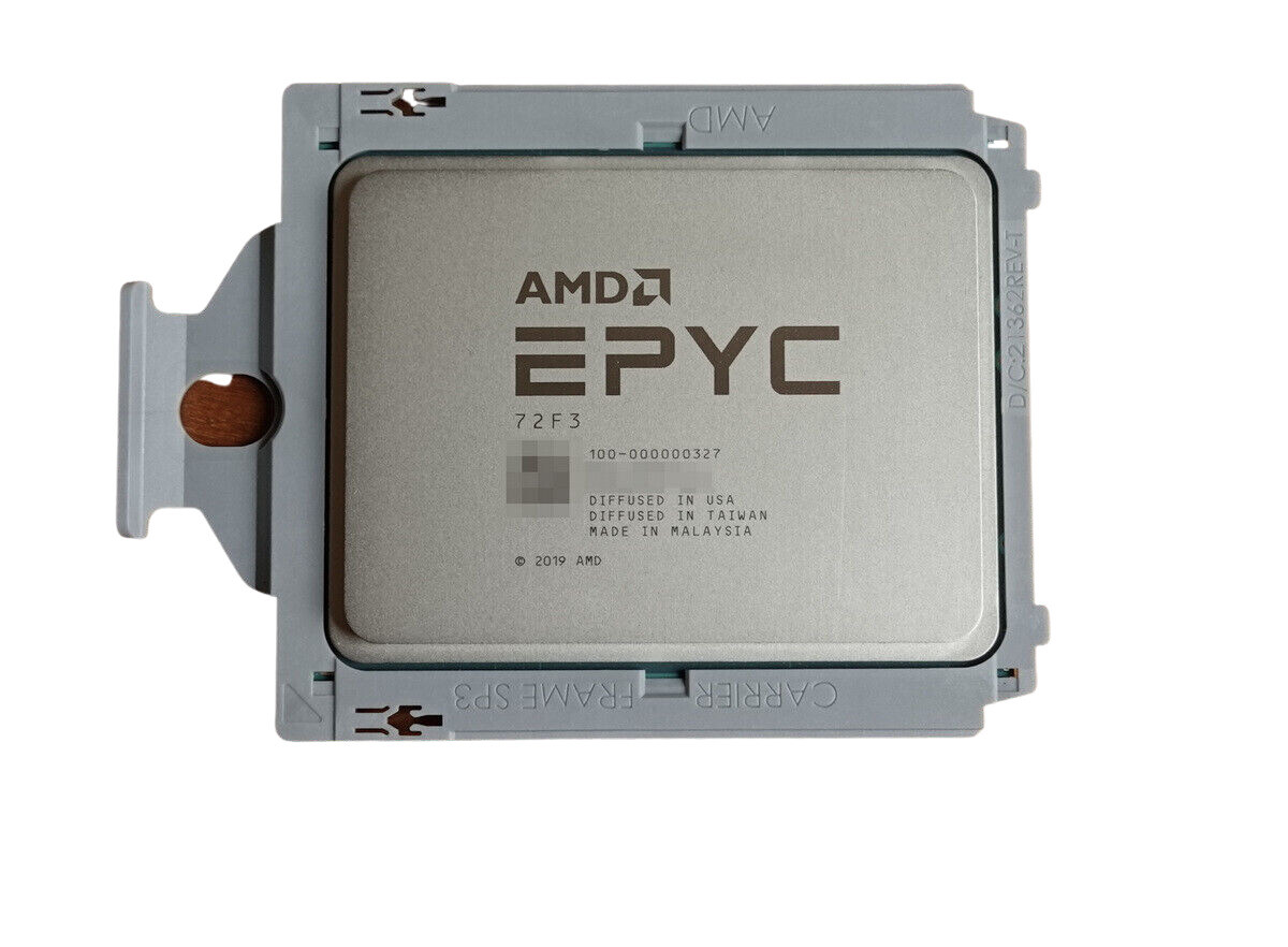 AMD Epyc 72F3 8-Core 3.70 GHz CPU (100-000000327) for sale online | eBay