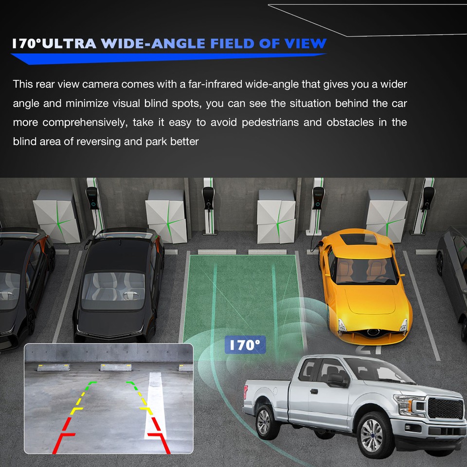 FC3Z-19G490-B Rear Backup Camera for 2015-16 Ford F250 F350 F450 F550 ...