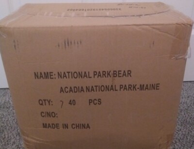 Factory case of 40 Maine Acadia National Park Coin bears | eBay