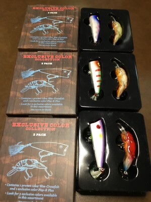 REBEL EXCLUSIVE COLOR COLLECTION 2 PACK WEE CRAYFISH & POP R ALL 3 ...