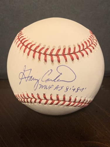 Gary Carter MVP AS 81 & 84 Auto MLB Baseball Reggie Jackson COA NY Mets ...