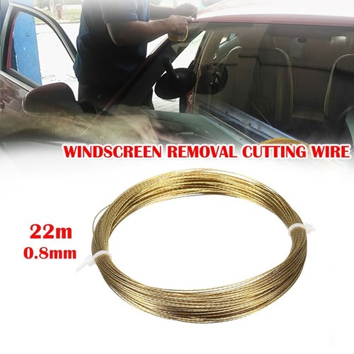 Car Windshield Wire Rope Gold 22m Steel Car Auto Glass Cutting Out ...