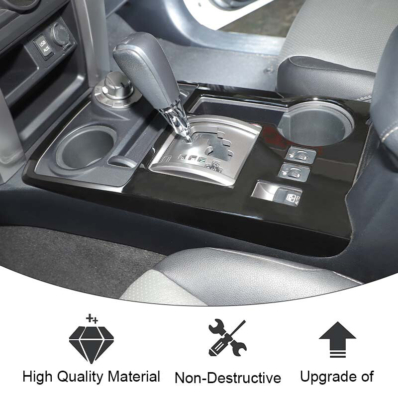 Glossy Black Central Console Gear Shift Box Panel Cover Trim for ...