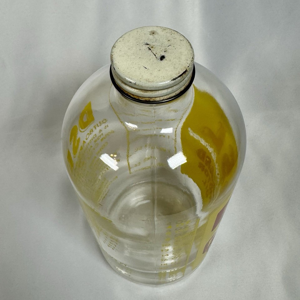 Vtg Davis Howland DSL Outboard Motor Oil Glass Quart Bottle & Cap ...