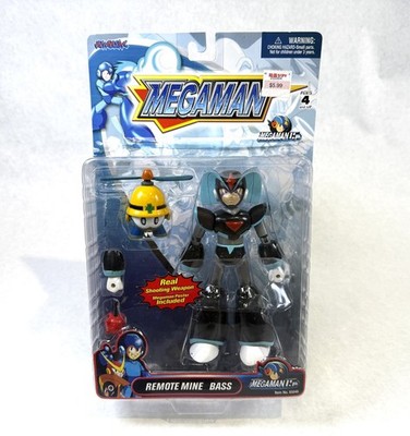 Remote Mine Bass Mega Man 6" Action Figure New 2004 Jazwares Capcom ...