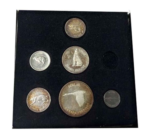 1967 Canadian Mint Centennial Silver Proof Like 6 Coin Set | eBay