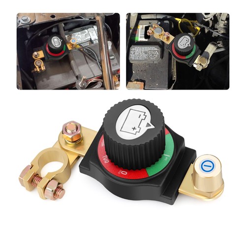 Battery Disconnect Switch Negative Brass Clamp On/Off 12-48V Disconnect ...