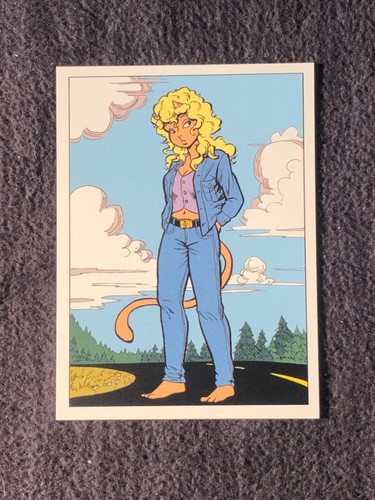 OMAHA the CAT DANCER—Kitchen Sink Press—Trading Cards—KATE WORLEY ...