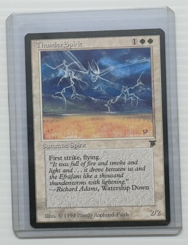 1993 Magic the Gathering MTG Thunder Spirit 1994 Legends Rare Never ...