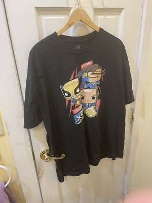 XMen Funko Pop Marvel 3XL T-Shirt - Wolverine, Professor X and Cyclops ...