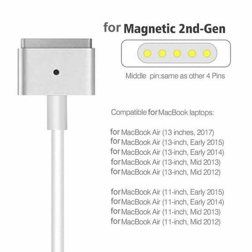 USB-C Type C To Magsafe 2 2nd T-Tip Power Adapter Cable for Macbook Pro ...