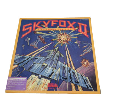 commodore 64 Skyfox II 2 The Cygus conflict 5.25 Disk Game | eBay