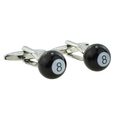 Pool 8 Ball Sport Cufflinks X2PSN158 | eBay UK