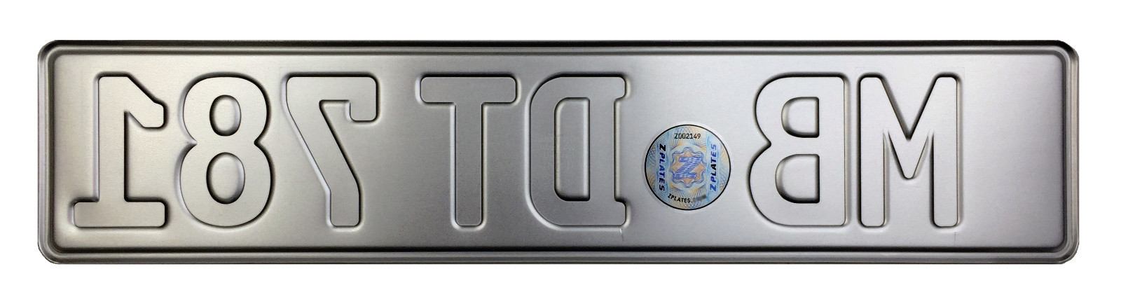 NEW European German License Plate #MB DT 781 for BMW VW Mercedes ...
