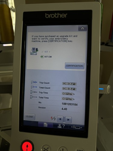 Brother Entrepreneur Pro PR1000e *10 needle embroidery Machine Lots Of ...