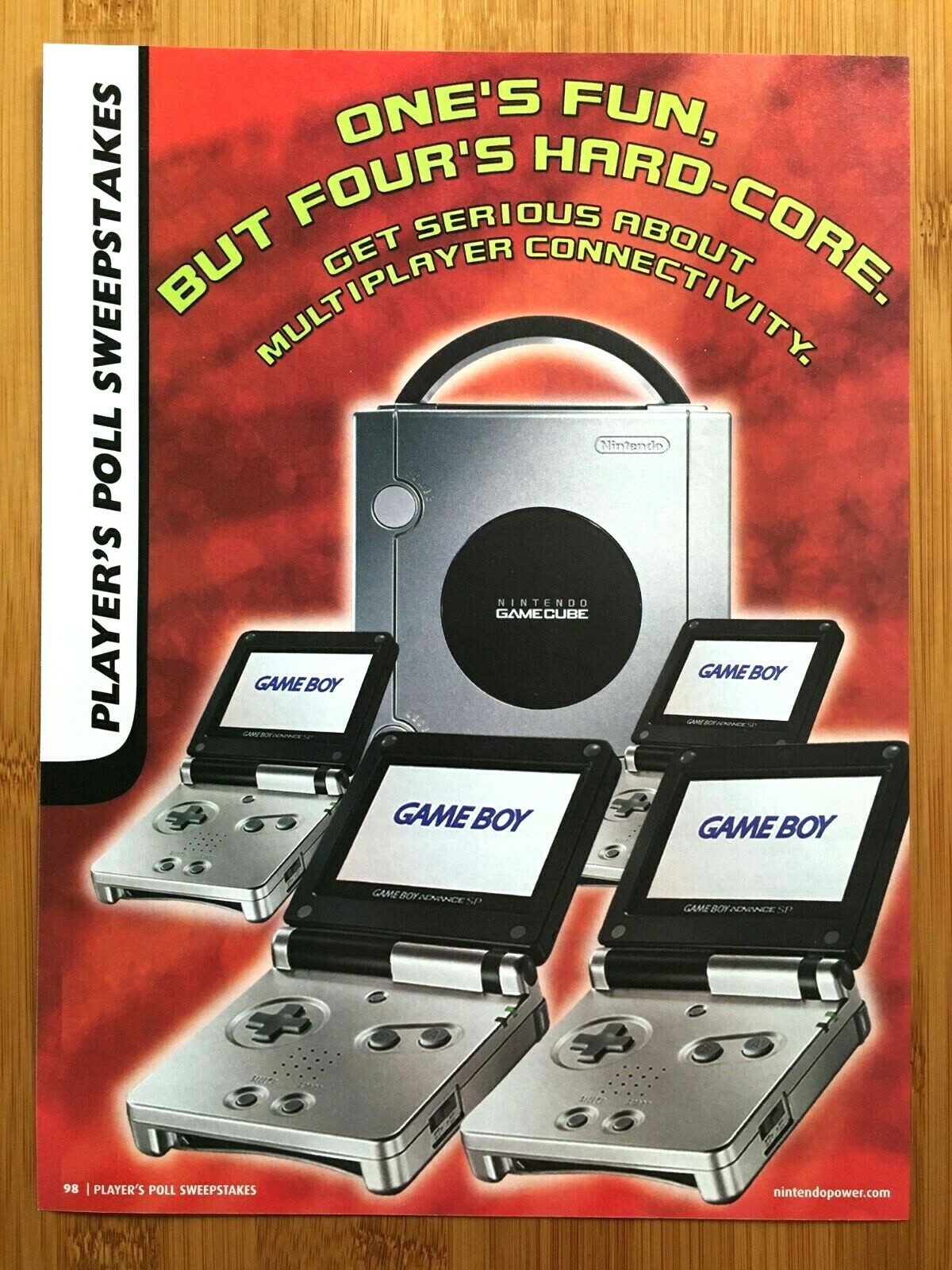 2004 Gamecube System Link Game Boy Advance GBA Print Ad/Poster Nintendo ...
