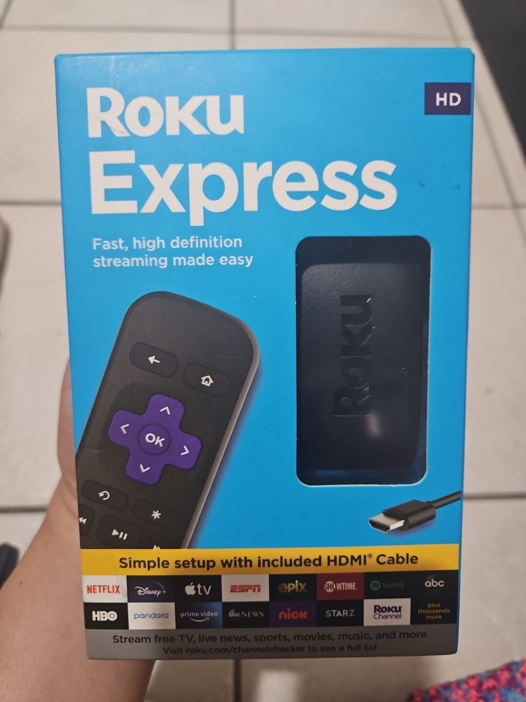 Roku 3930X-BDL1 Express HD Streaming Media Player - Black for sale ...