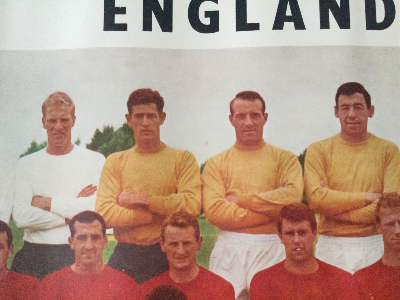 Rare Glossy Photo Poster of England 1966 Fottball Team & Staff | eBay UK