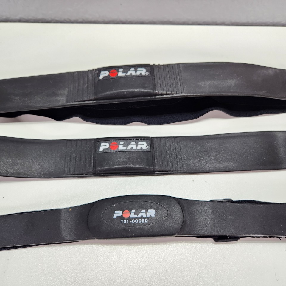 3 Heart Monitor Straps - Polar T31 Coded Transmitter Heart Rate Monitor ...
