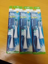 6 EQUATE Dual Action Power Toothbrush Replacement Brush Heads 2 per Pck ...