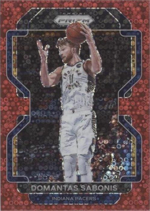 2021-22 Panini Prizm - Domantas Sabonis #183 Red Fast Break Prizm /100 ...