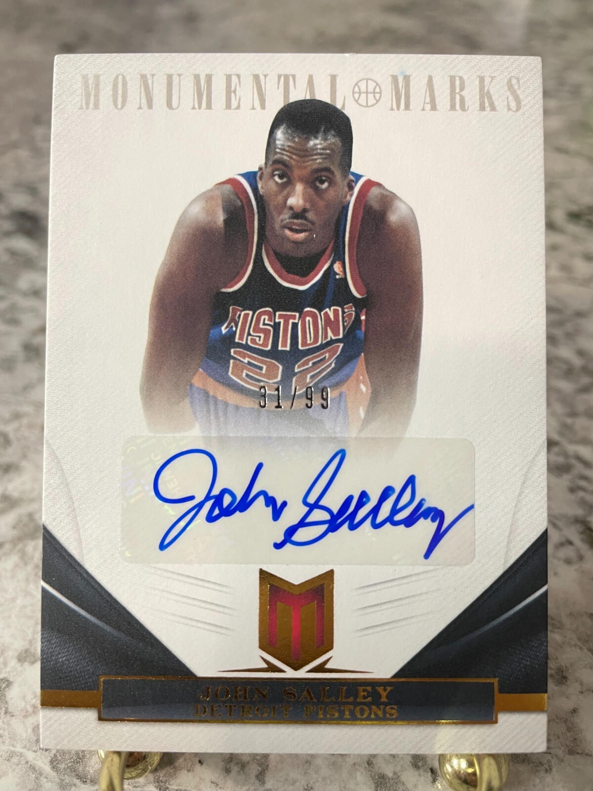 2012-13 Panini Momentum - Monumental Marks #230 John Salley /99 (AU ...
