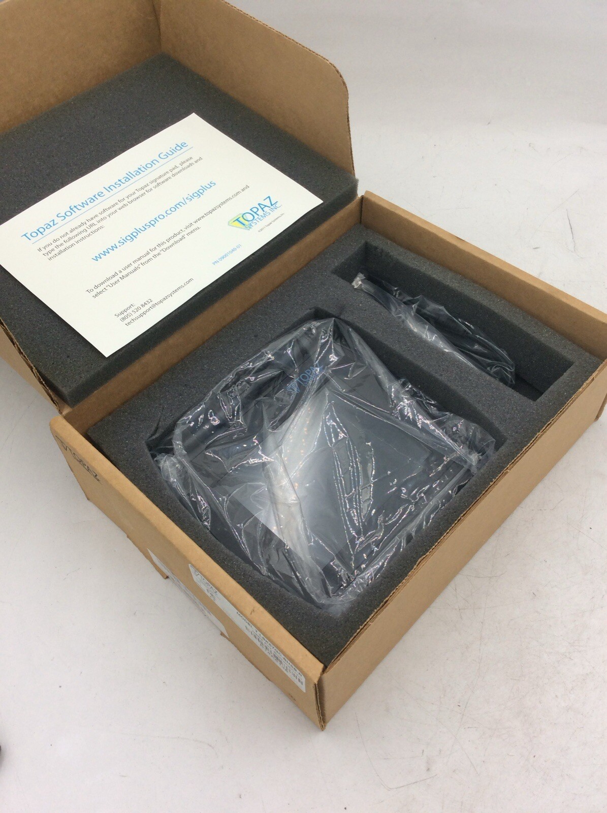 Topaz SignatureGem T-LBK57GC-BBSB-R 5.7" USB Signature Tablet with ...