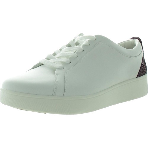 Fitflop Womens Rally Crystal-Backtab White Casual And Fashion Sneakers ...