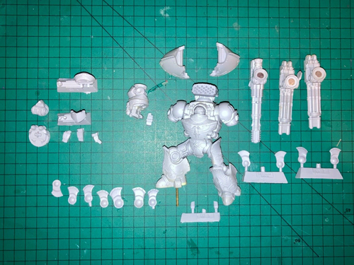 War hammer 40k Legio Adeptus Custodes Telemon Heavy Dreadnought -Plus 5 ...