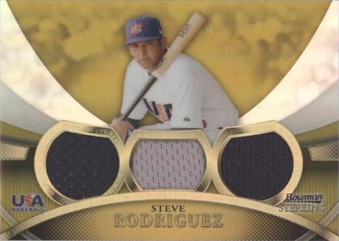2010 Bowman Sterling - USA Baseball Relics Steven Rodriguez #USAR-39 ...