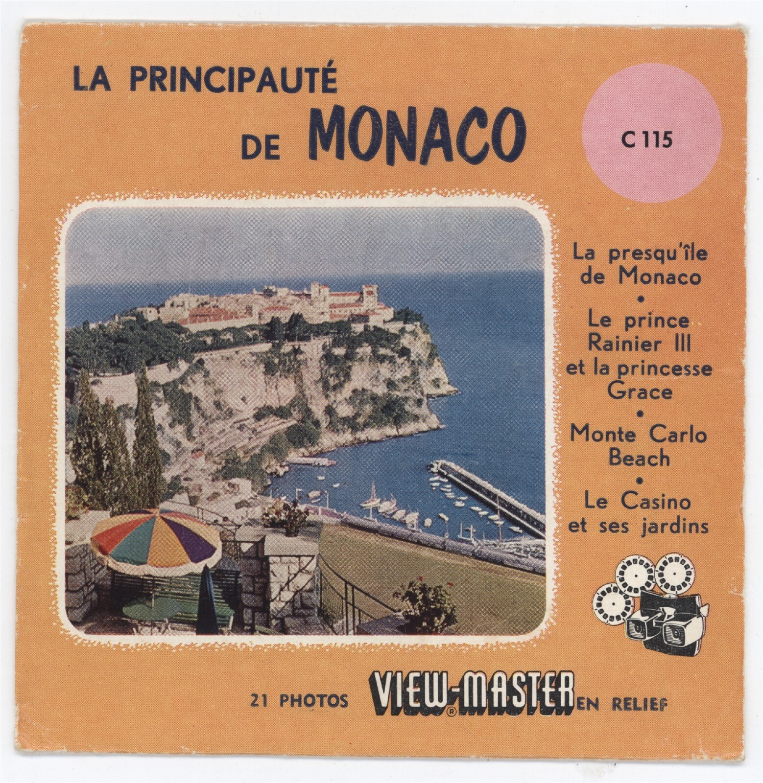 MONACO Viewmaster packet C115 MINT French Language | eBay