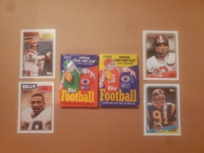 1987,88 Topps Football Unopened Wax Packs With 2 87, 2 88 Cards. | eBay