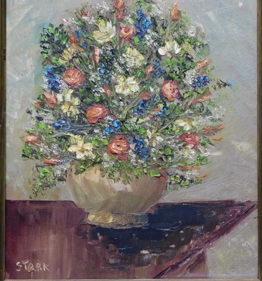 Stark (Karl Stark) signed expressionist floral still life | eBay